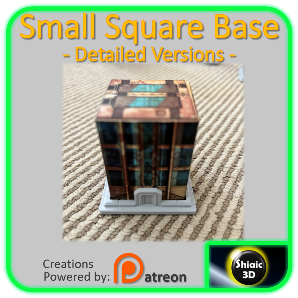 Free 3D file Alpha Strike Card Building Stand - Small Square Base ...