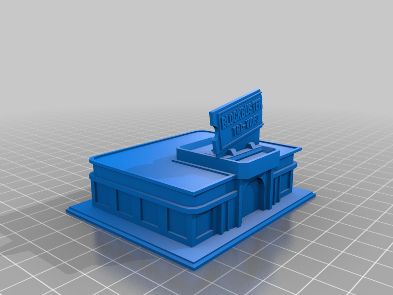 Free 3D file Blockbuster Tri-Video・Model to download and 3D print・Cults