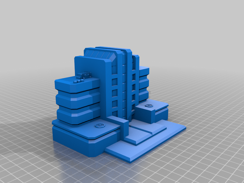Free STL file SciFi City - Tech Centre remix - 6mm・3D printer model to ...