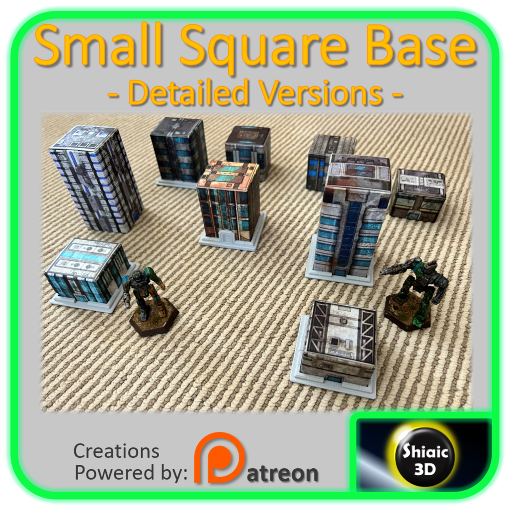 Free 3D file Alpha Strike Card Building Stand - Small Square Base ...