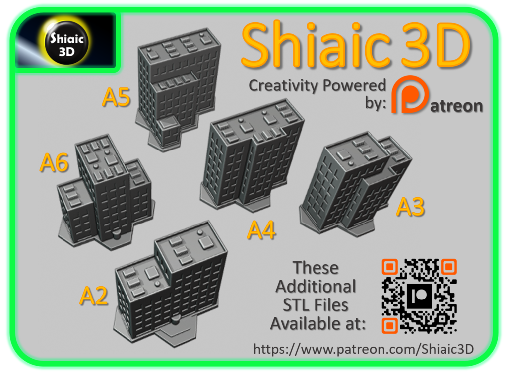 Free STL file 6mm - Basic City - Apartment Residential - Simple ...