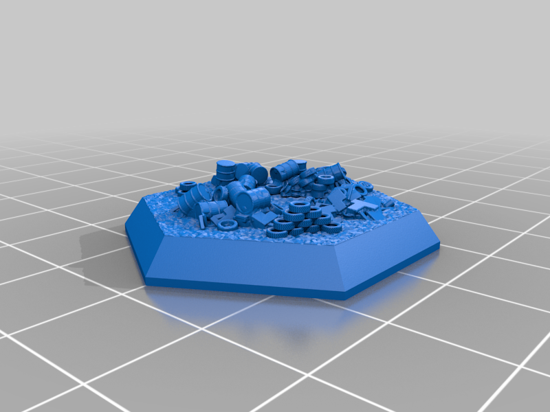 Free STL file Hex Base - Urban Rubble Set・3D printable model to ...