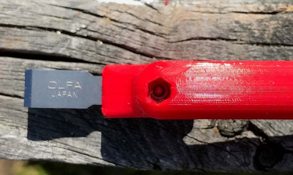 Free STL file UFS-055 Mini Chisel with Replaceable Olfa Blade 🛠️・Object ...