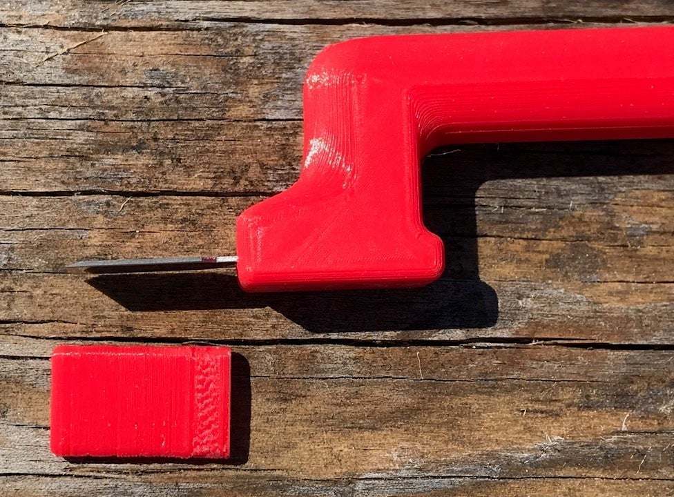 Free STL file UFS-055 Mini Chisel with Replaceable Olfa Blade 🛠️・Object ...