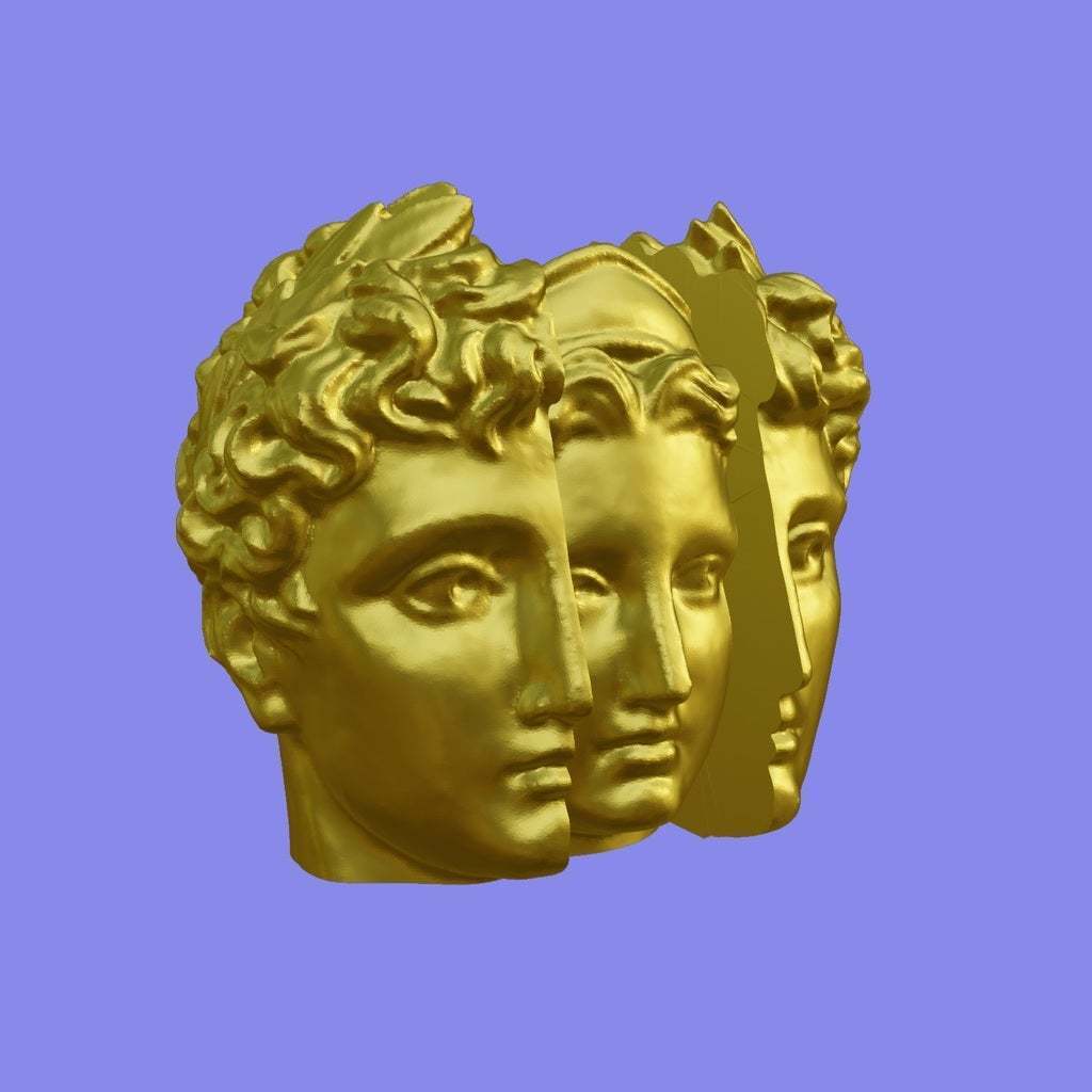 Free STL file UFS-080 Chaos Orb - Male Head - Female Inside ♂️・3D ...