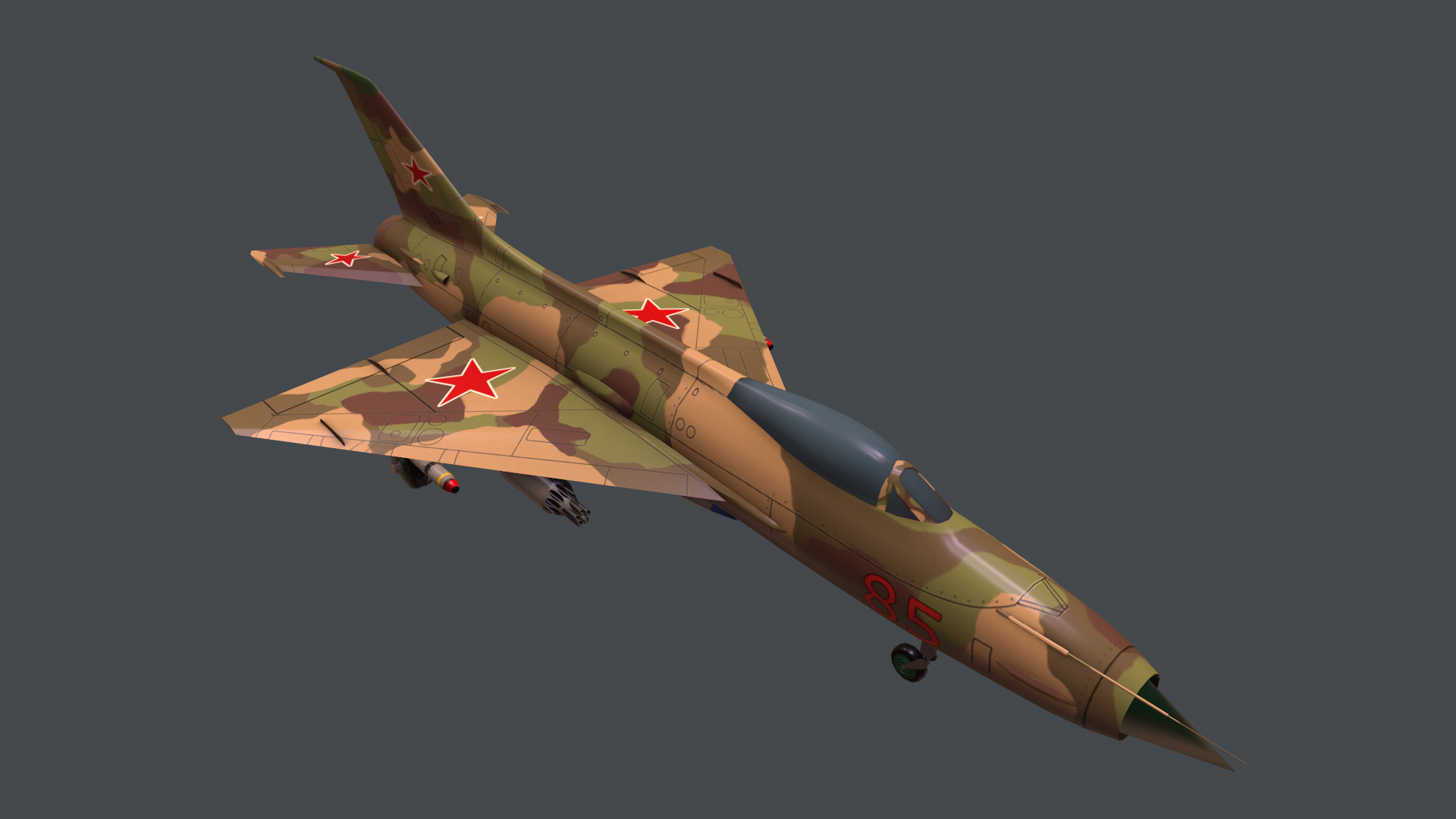 OBJ file Mig-21・3D printing idea to download・Cults