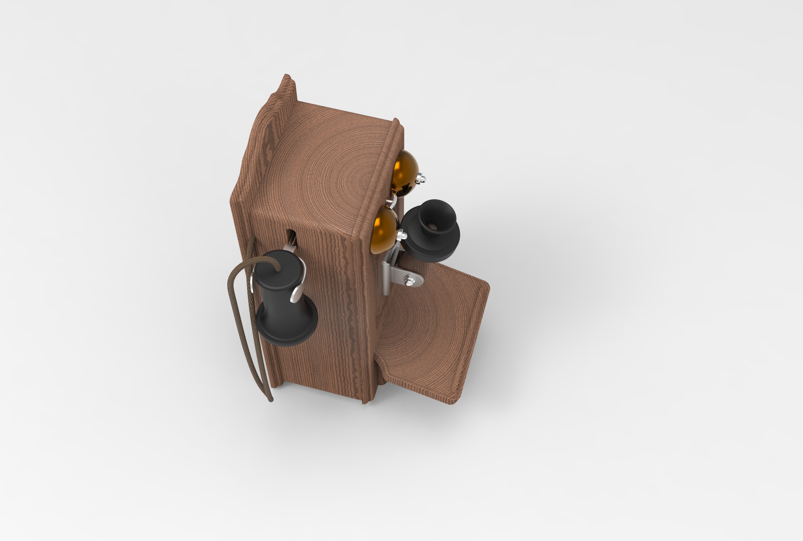3D file antique wall phone 📞・3D printing model to download・Cults