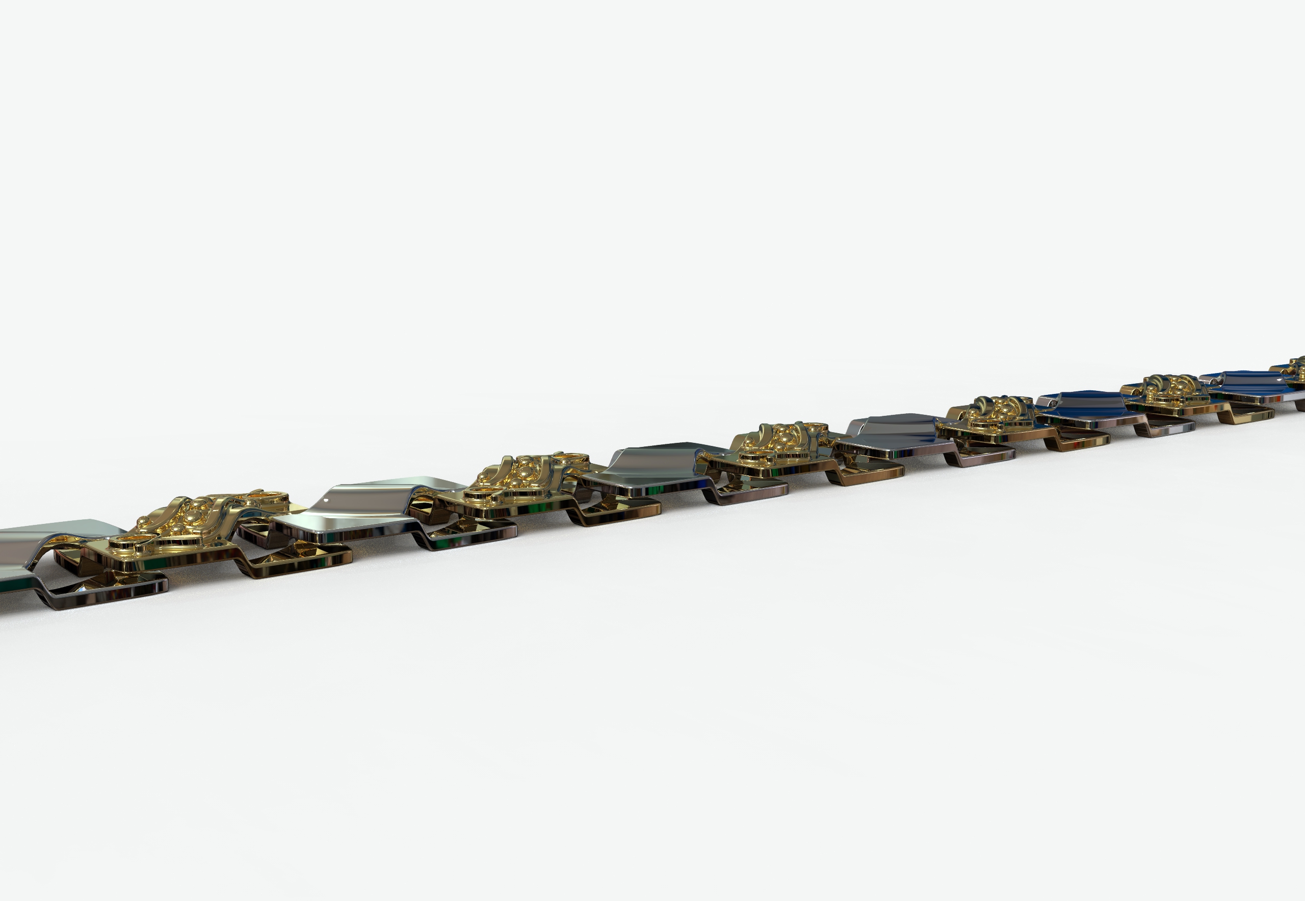 3D file square chain link 🟪・Template to download and 3D print・Cults