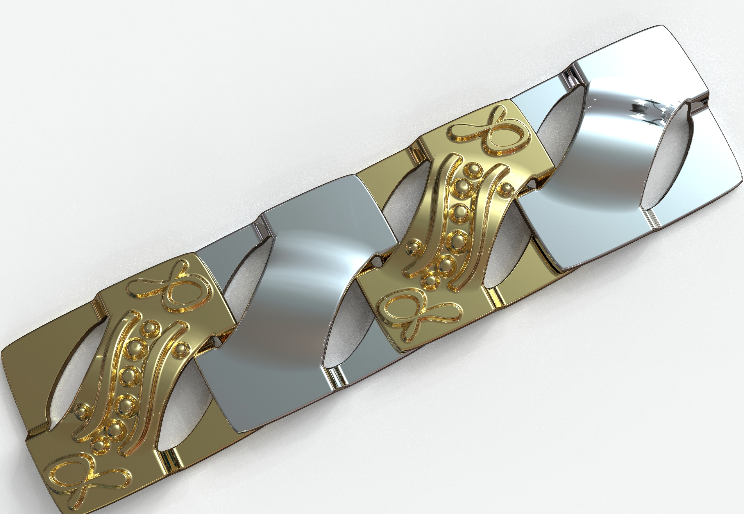 3D file square chain link 🟪・Template to download and 3D print・Cults