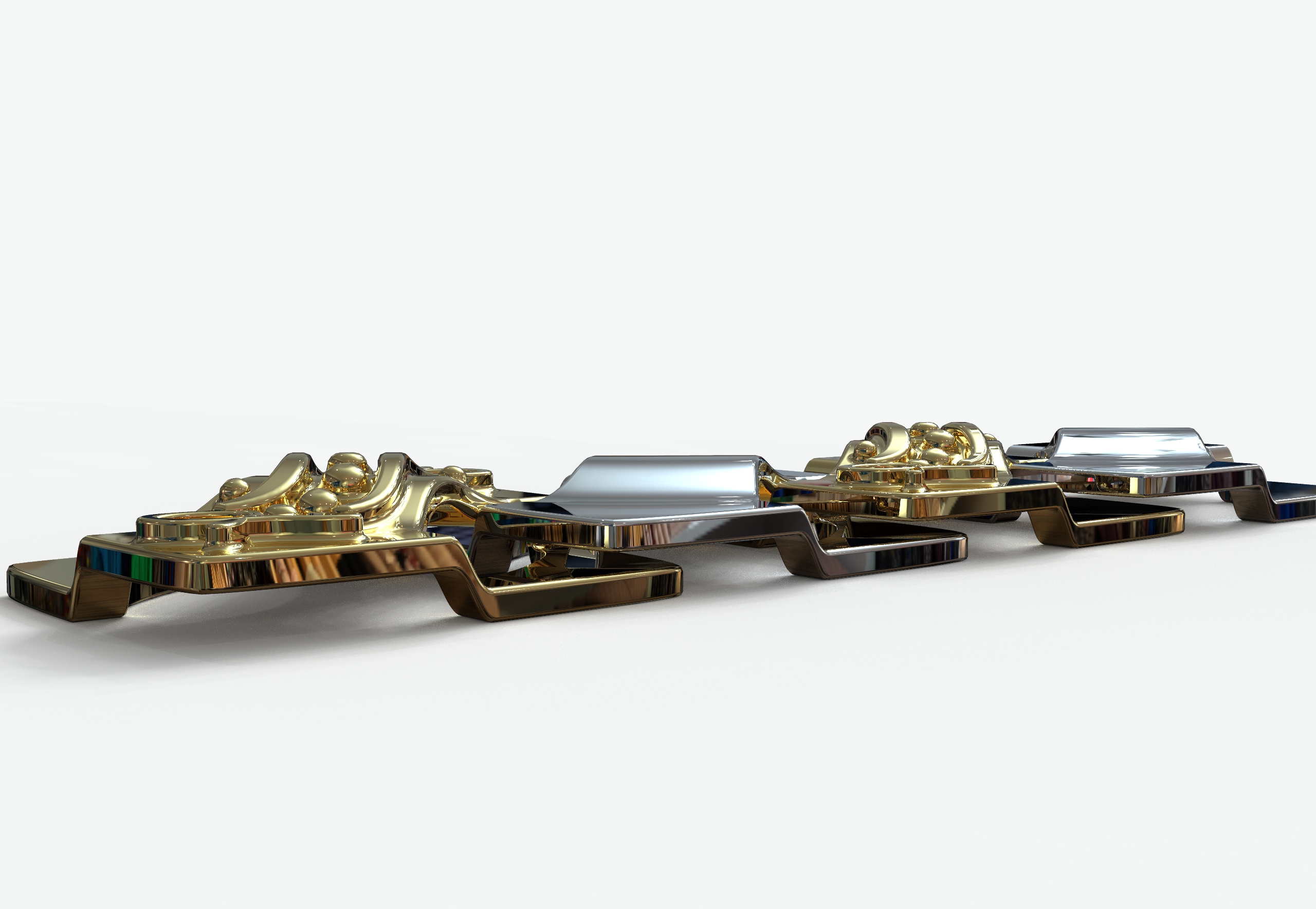 3D file square chain link 🟪・Template to download and 3D print・Cults