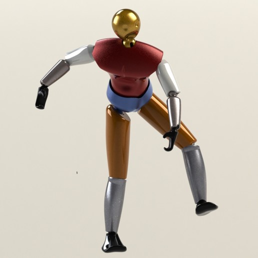 Download free STL file human robot • Object to 3D print ・ Cults