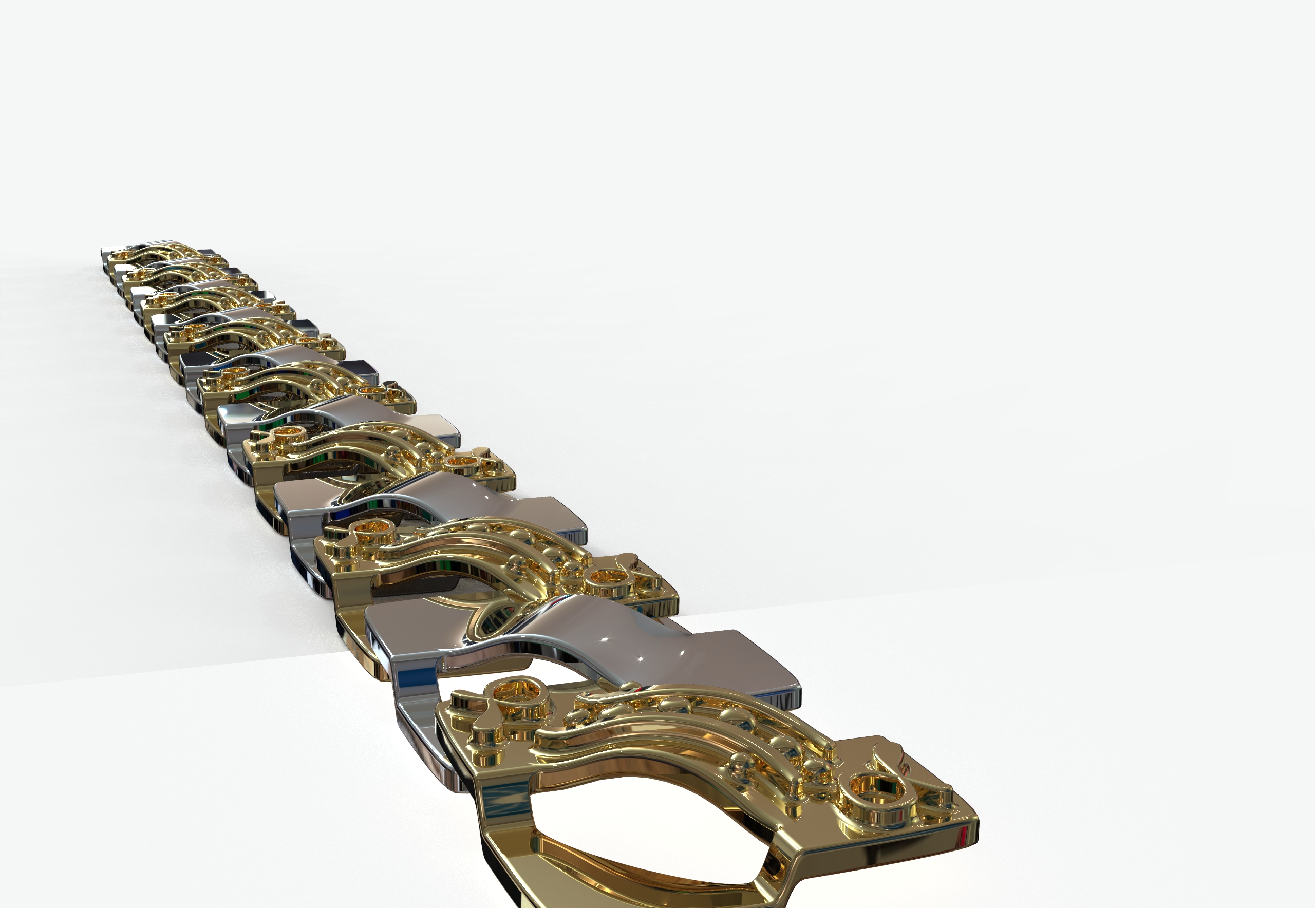 3D file square chain link 🟪・Template to download and 3D print・Cults