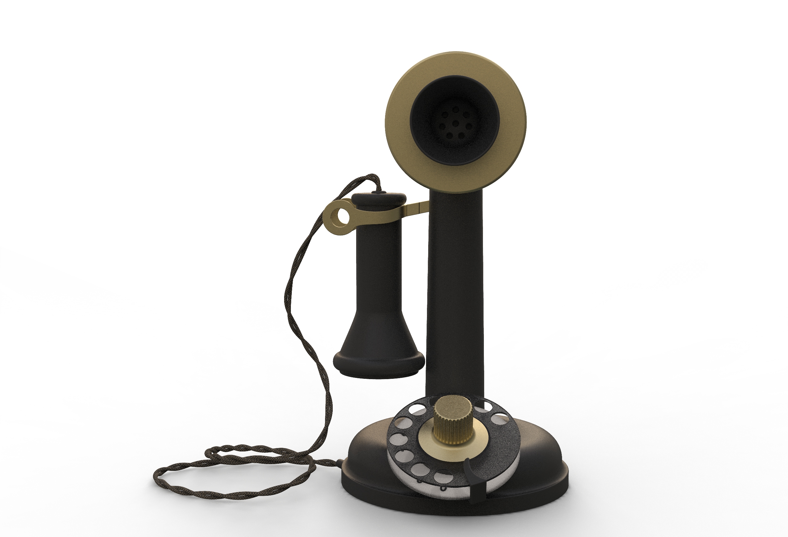 3D file antique ancient table phone・3D printer model to download・Cults