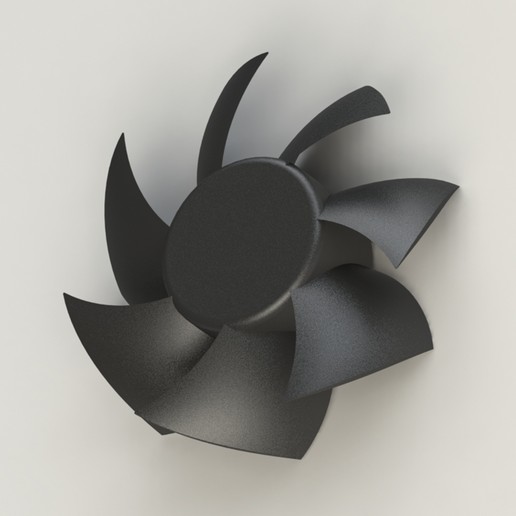 Download free 3DS file pc fan- propeller • 3D print template ・ Cults