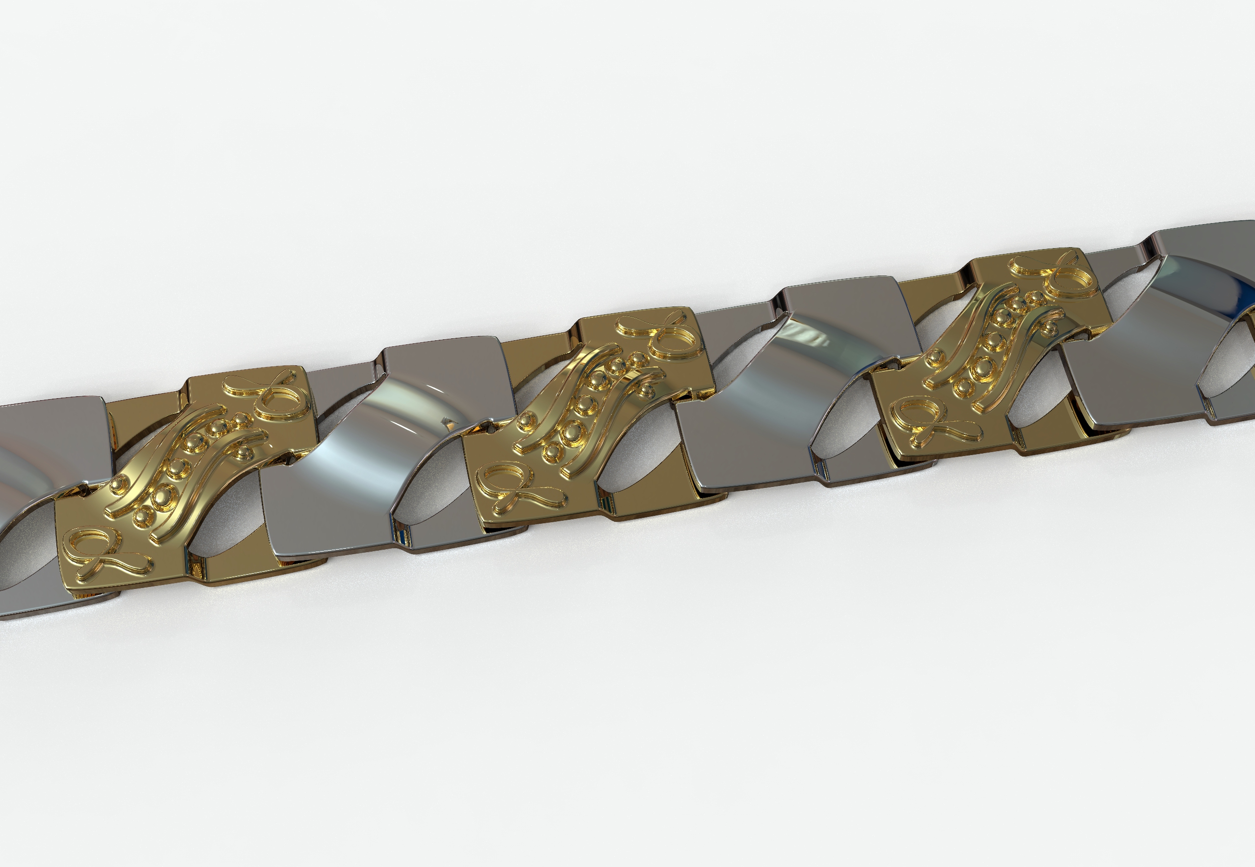 3D file square chain link 🟪・Template to download and 3D print・Cults