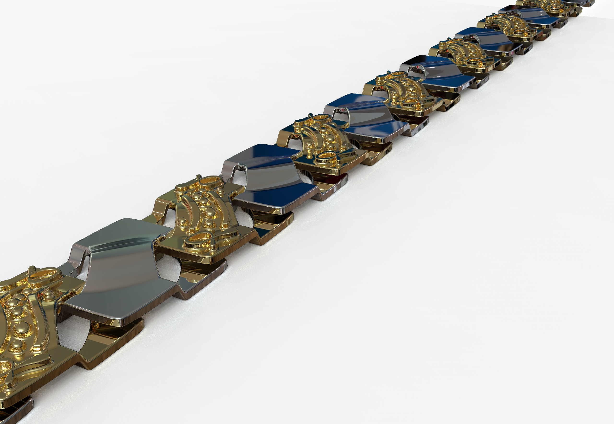 3D file square chain link 🟪・Template to download and 3D print・Cults