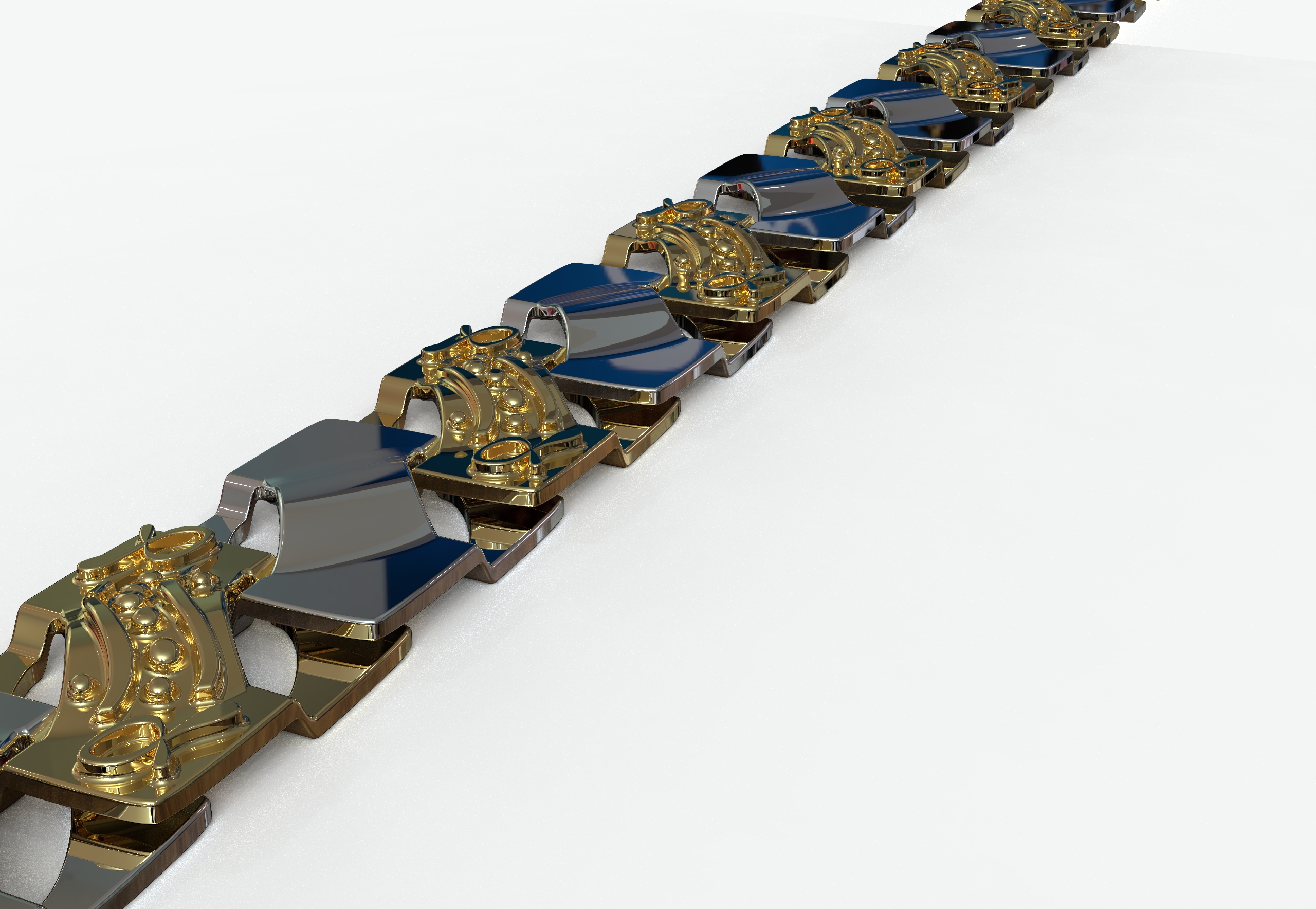 3D file square chain link 🟪・Template to download and 3D print・Cults