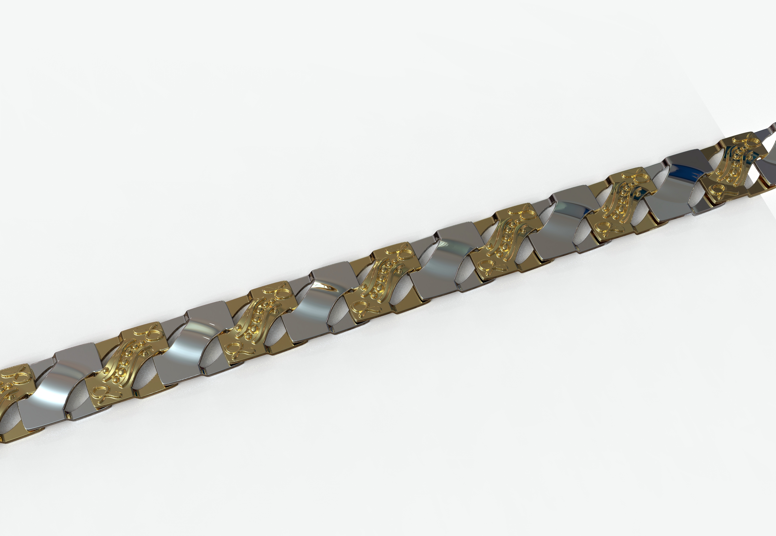 3D file square chain link 🟪・Template to download and 3D print・Cults