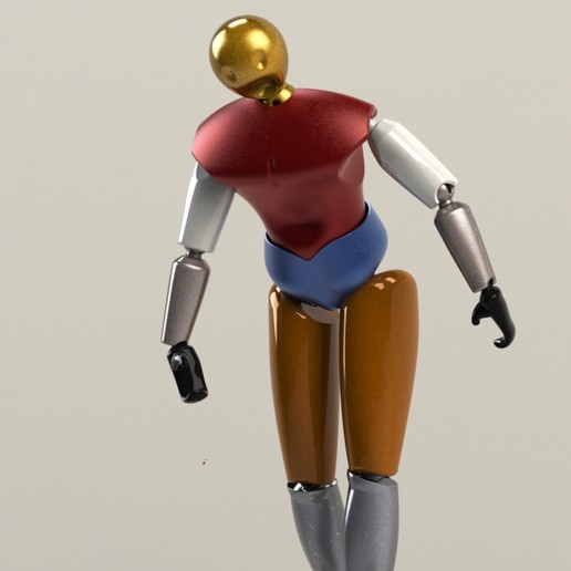Download free STL file human robot • Object to 3D print ・ Cults