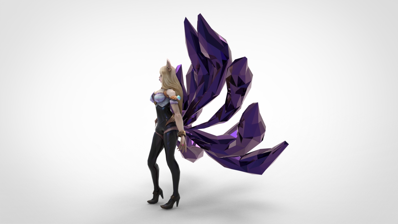 STL file Ahri KDA - League of Legends・Model to download and 3D print・Cults