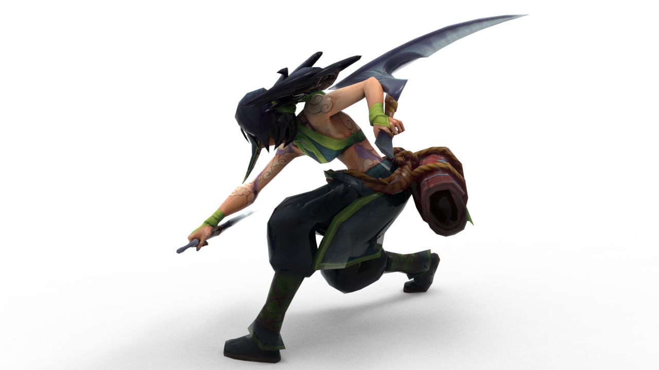 STL file Akali - League of Legends 🎲・3D printing idea to download・Cults