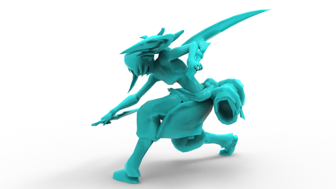 STL file Akali - League of Legends 🎲・3D printing idea to download・Cults
