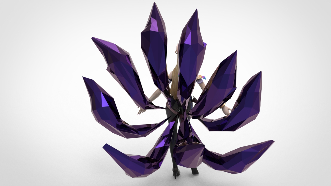 STL file Ahri KDA - League of Legends・Model to download and 3D print・Cults