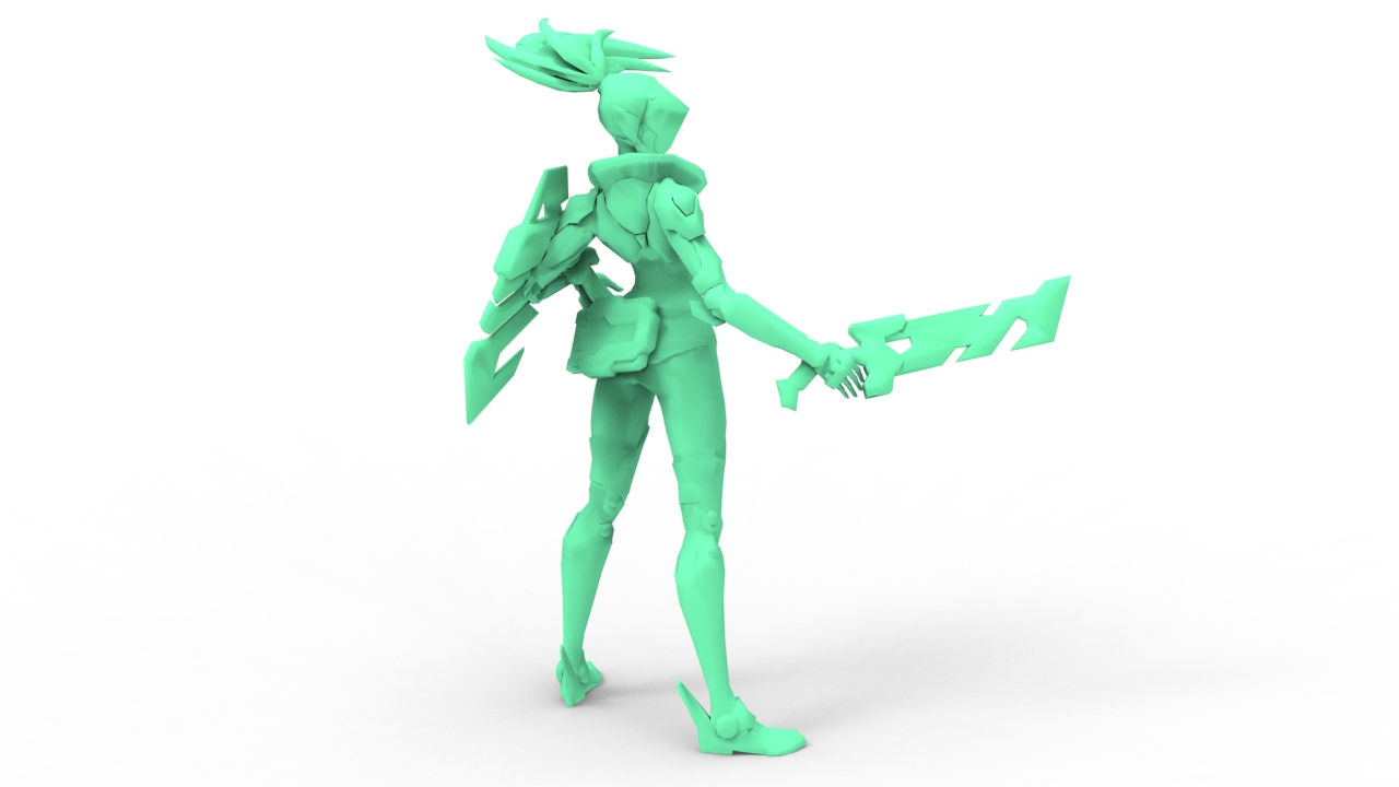 STL file Akali Project - League of Legends 🎲・3D printer design to ...