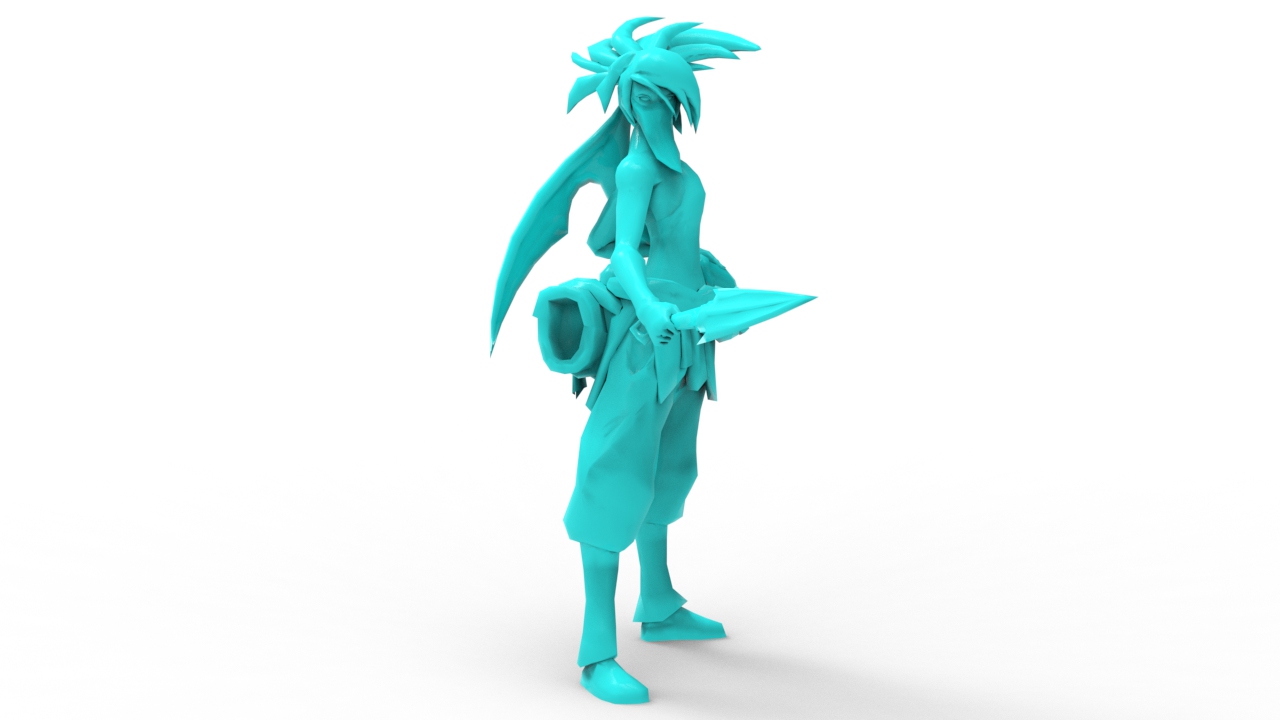 STL file Akali - League of Legends 🎲・3D printing idea to download・Cults