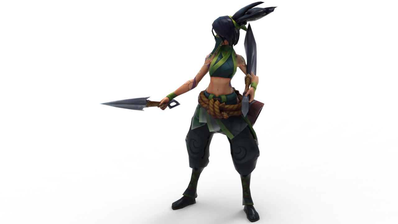 STL file Akali - League of Legends 🎲・3D printing idea to download・Cults