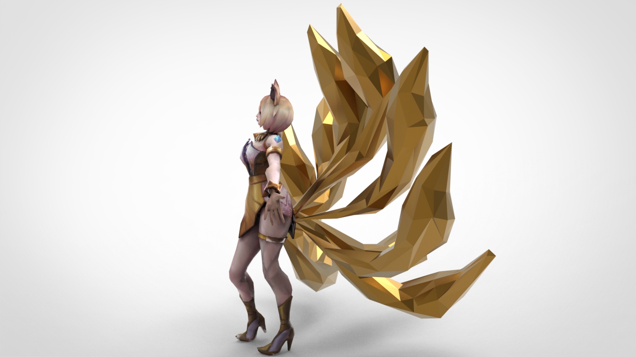 STL file Ahri KDA Prestige - League of Legends・3D print design to ...