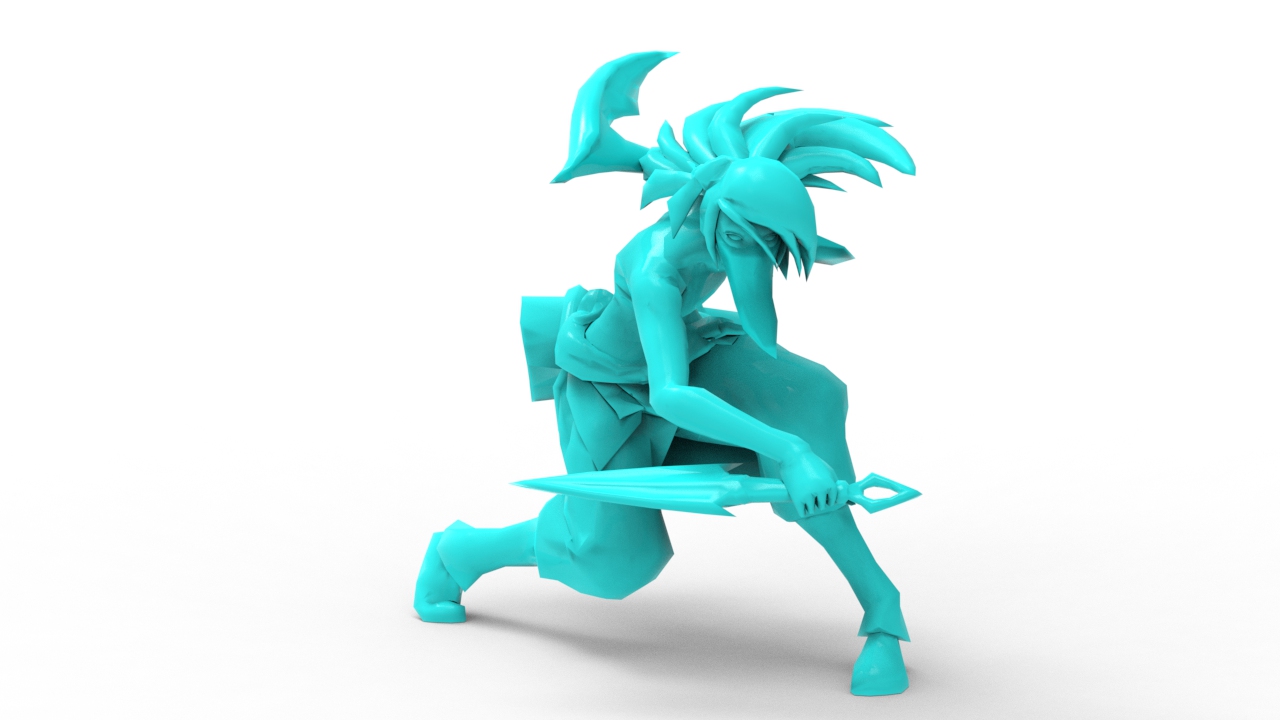 STL file Akali - League of Legends 🎲・3D printing idea to download・Cults