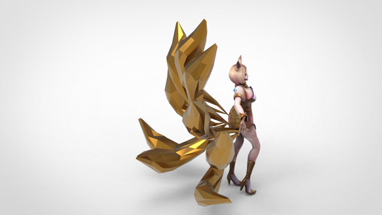 STL file Ahri KDA Prestige - League of Legends・3D print design to ...