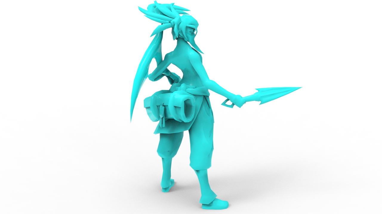 STL file Akali - League of Legends 🎲・3D printing idea to download・Cults