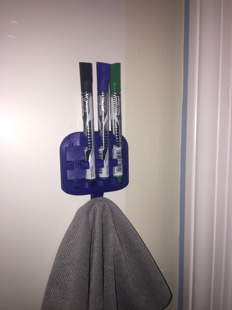 Free 3D file Dry Erase Pen Holder・Object to download and to 3D print・Cults