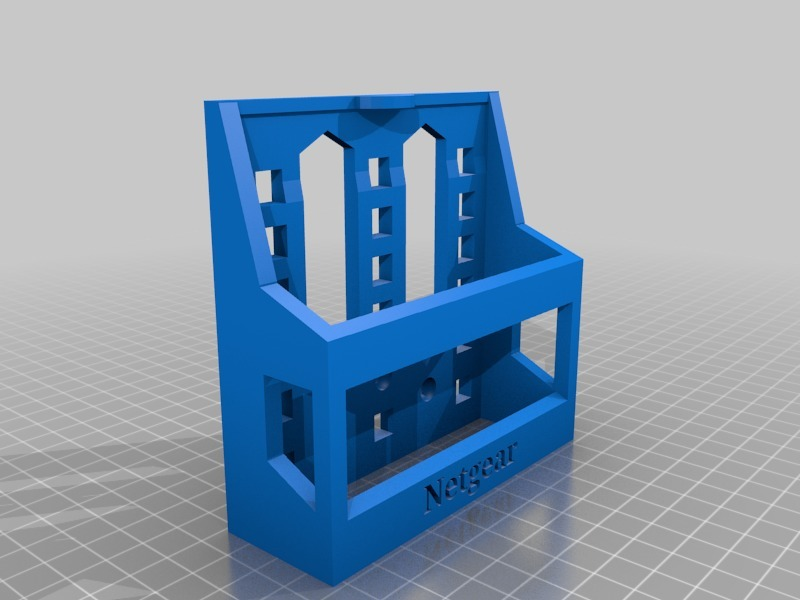 Free 3D file Netgear 5 Port Switch - Side Mount Bracket・3D printable ...