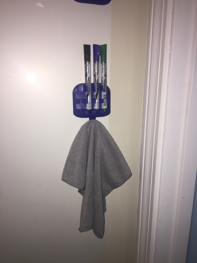 Free 3D file Dry Erase Pen Holder・Object to download and to 3D print・Cults