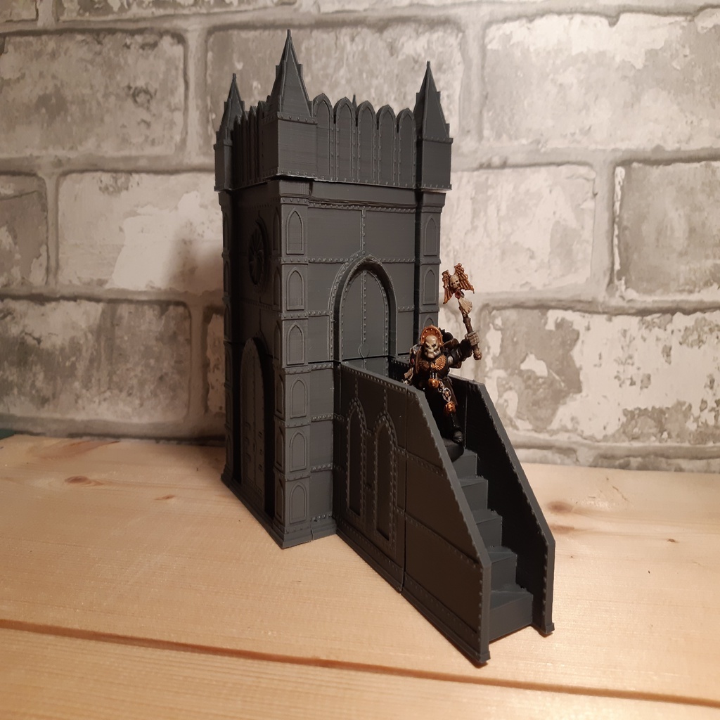 Free 3D file Stairs to the Gothic Tower・Design to download and 3D print ...