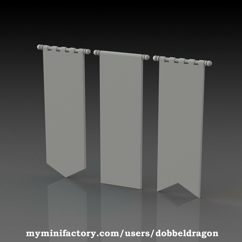 Free 3D file Wall Banners・3D printable model to download・Cults