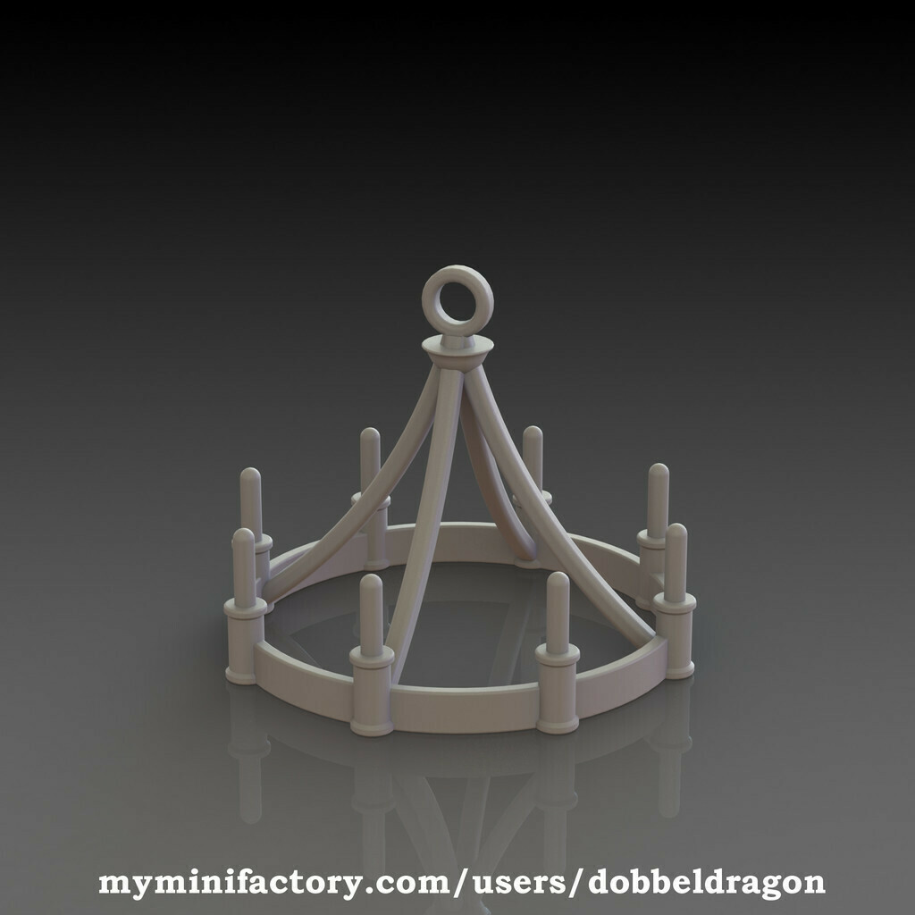 Free 3D file Chandelier・3D print object to download・Cults