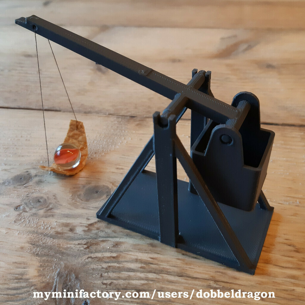 Fichier 3D gratuit Trebuchet・Modèle à télécharger et à imprimer en 3D・Cults