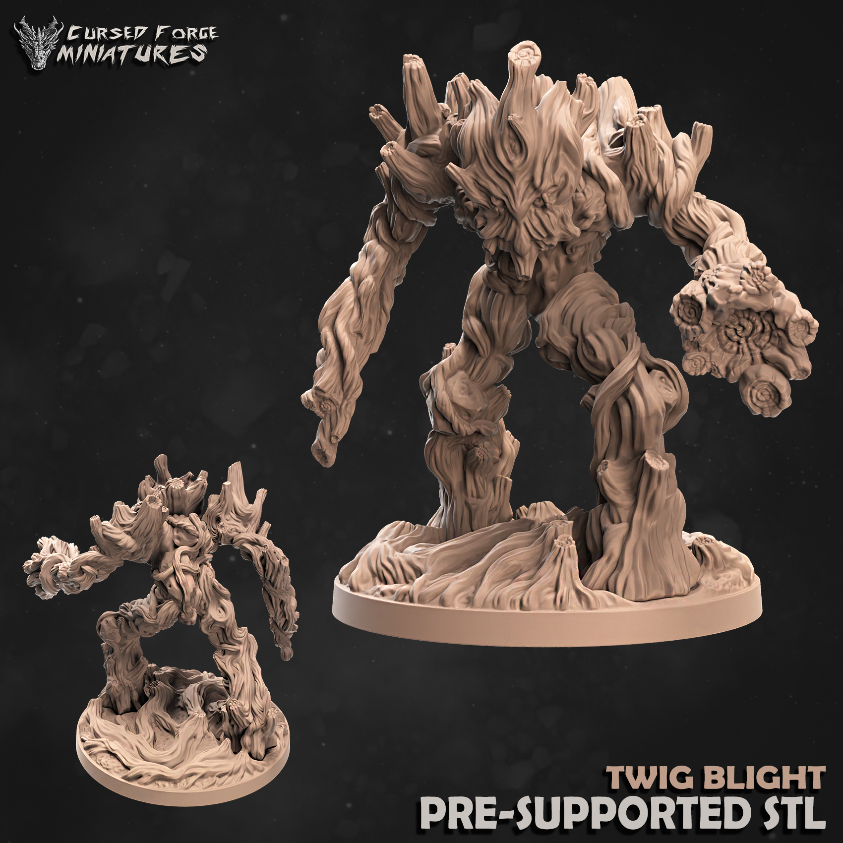 3D file Twig blight (supported) 👹・3D printer design to download・Cults