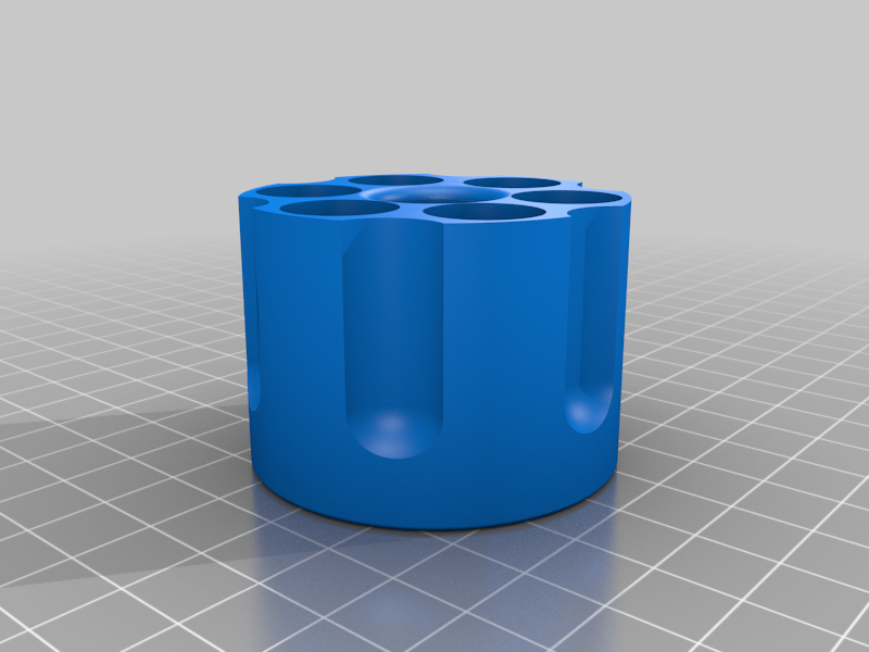 Free STL file Bullet Dice Container for Gaslands (plain cap included ...