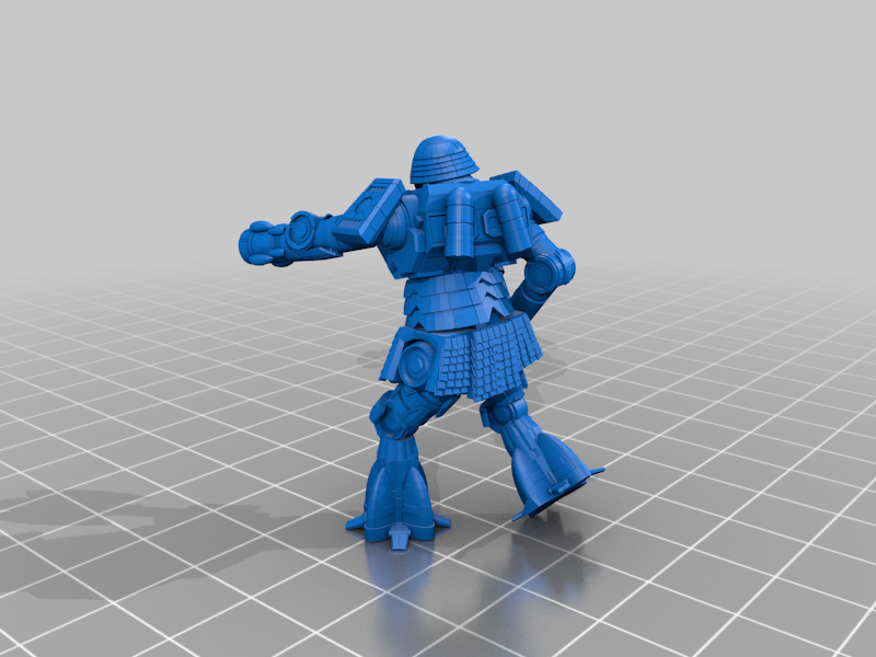 Free STL file Chinese hatchetman mecha 🎲・3D printable object to ...