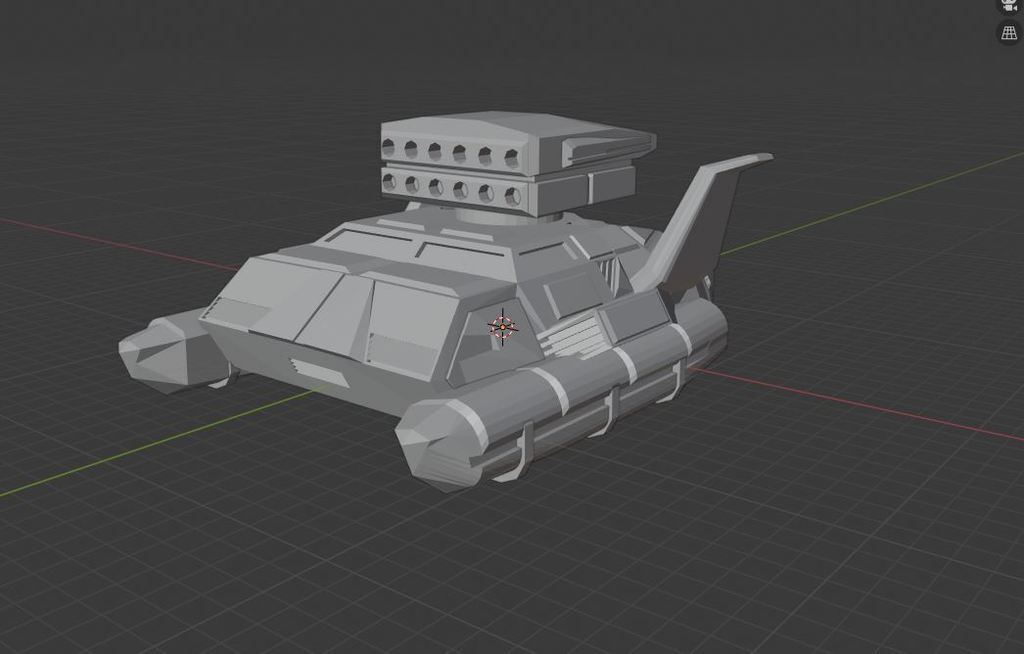 Free STL file Pesterer Missile Hover Tank 6mm 🪖・3D print design to ...