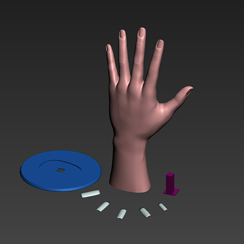 Archivo STL Mano para esculpir uñas・Plan para descargar y imprimir en ...