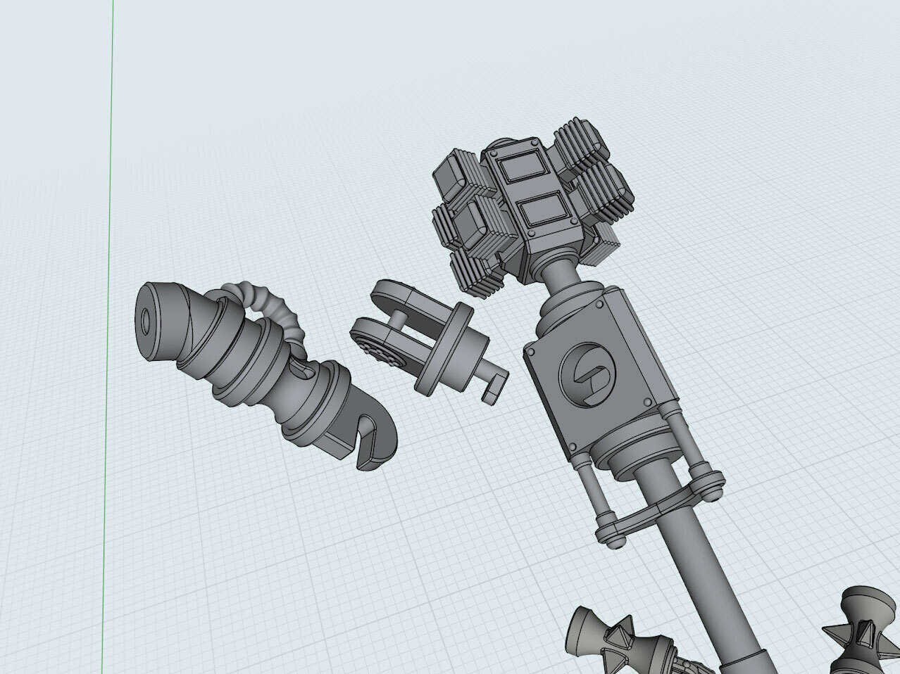 STL file Flesh Whacker MkIII (presupported)・Model to download and 3D ...
