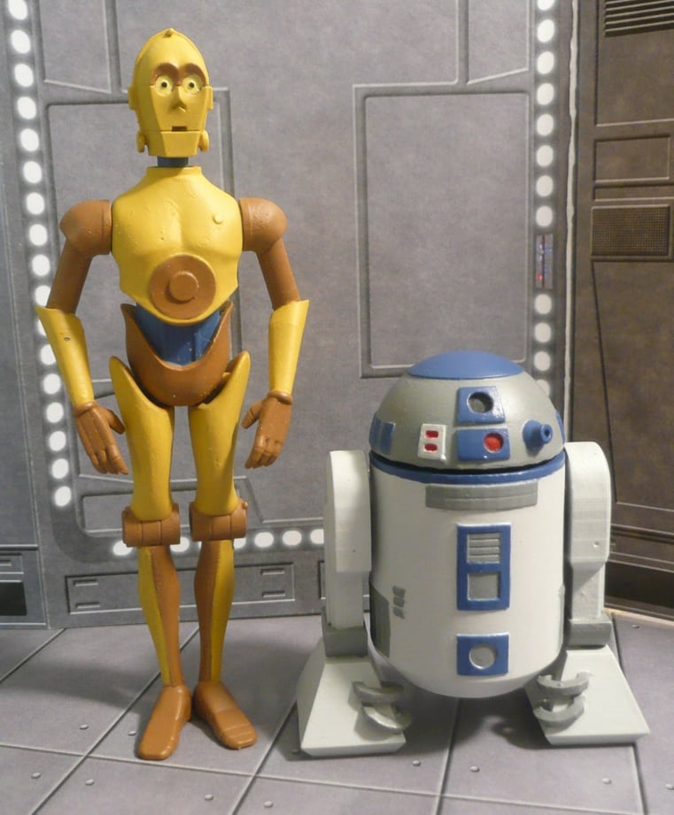 STL file Animated R2-D2 (Droids)・3D print design to download・Cults