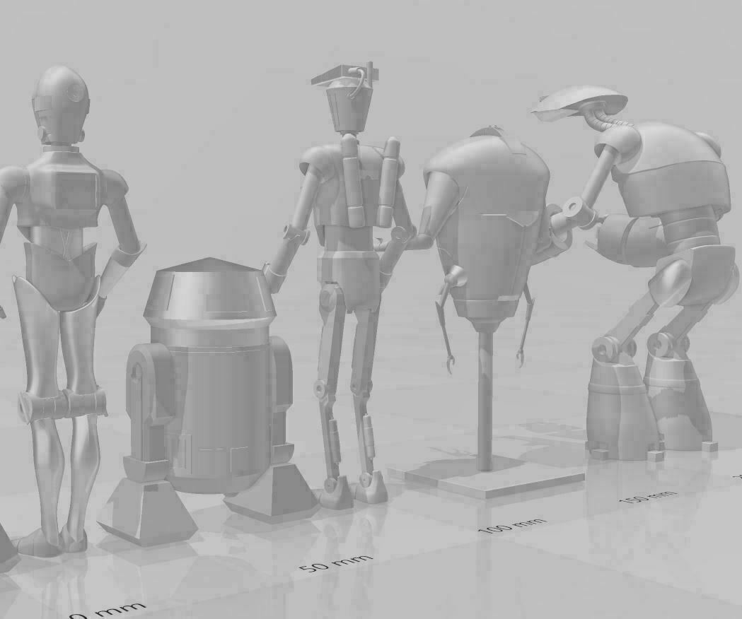 STL file STAR WARS MINING DROID (DROIDS) ⭐・3D printing model to ...