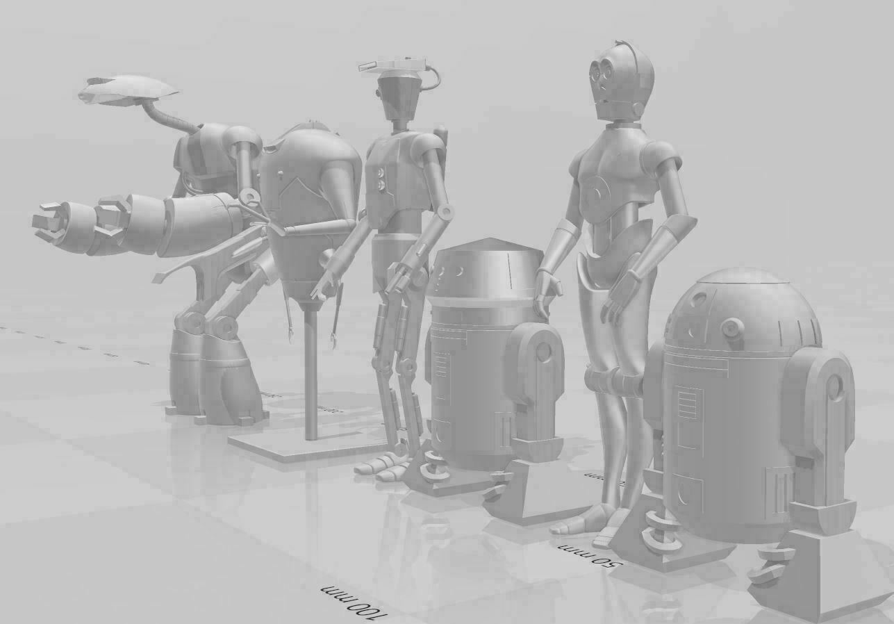 STL file STAR WARS MINING DROID (DROIDS) ⭐・3D printing model to ...